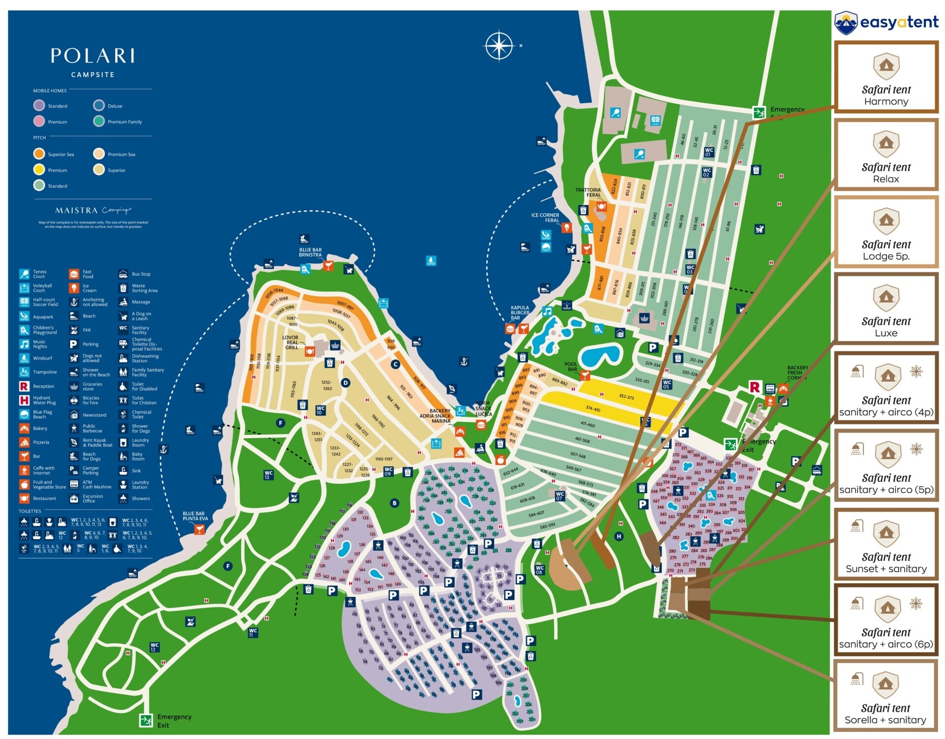 Camping Polari in Rovinj, Kroatië | Easyatent